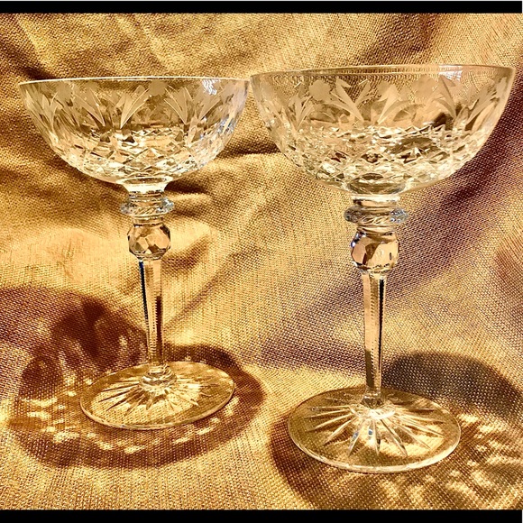 Rogaska | Dining | Yugoslavian Crystal Champagne Glasses | Poshmark